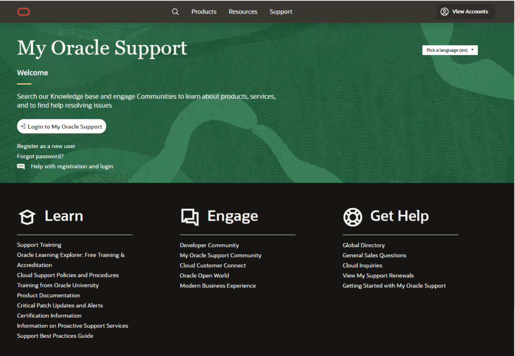 How To Create A Service Request Sr In My Oracle Support